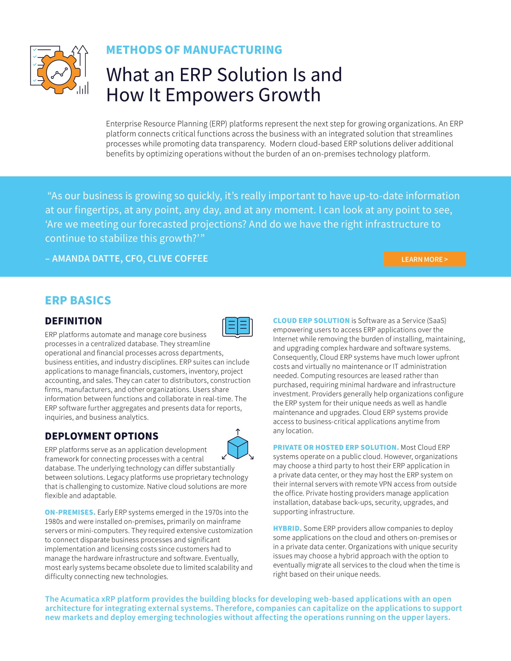Impulse el crecimiento con una solución ERP para empresas | Acumatica ...