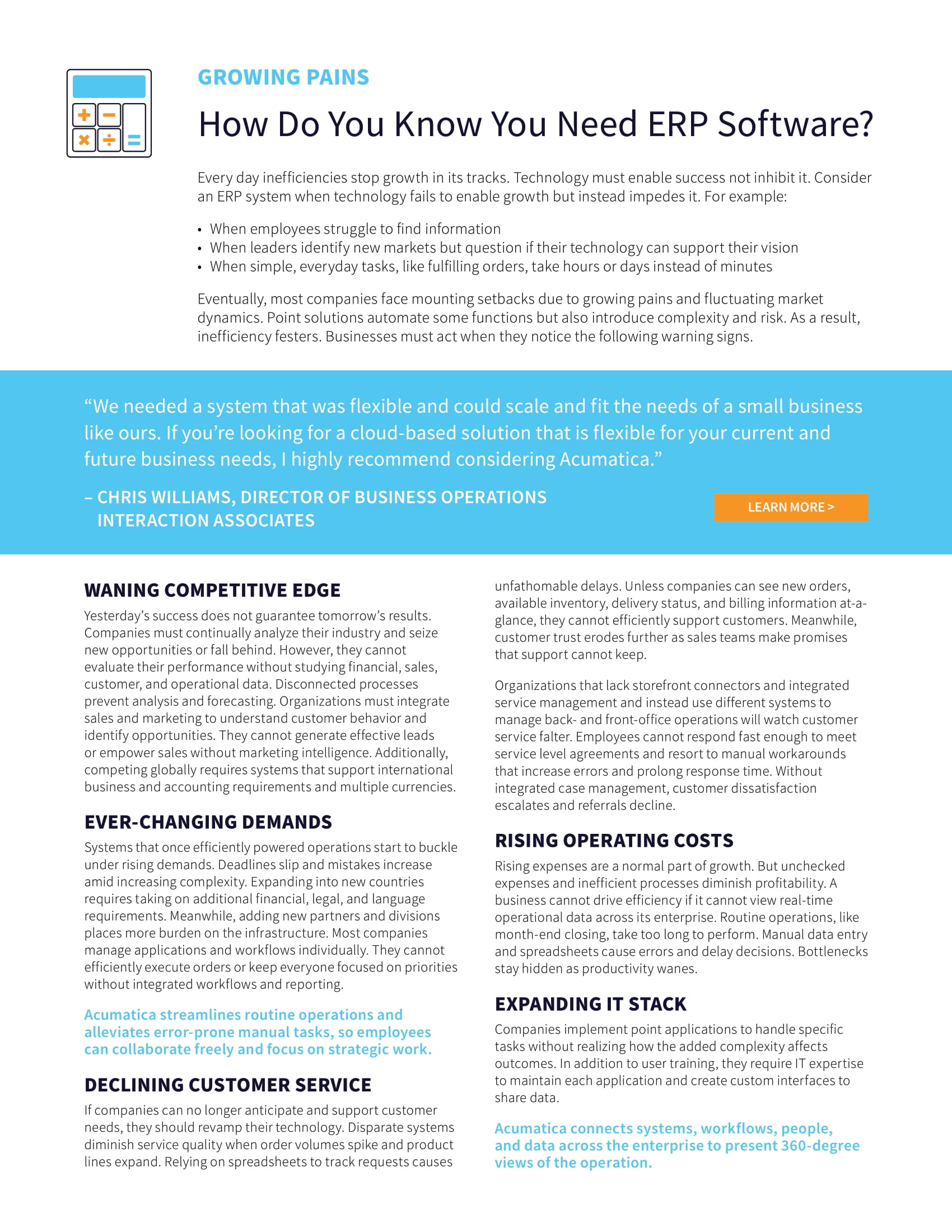 Impulse el crecimiento con una solución ERP para empresas | Acumatica ...